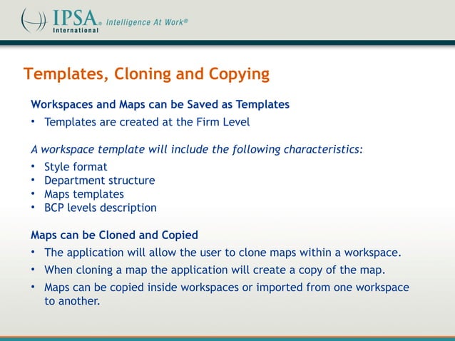 IPSA Mapping Software CoolMaps® | PPT
