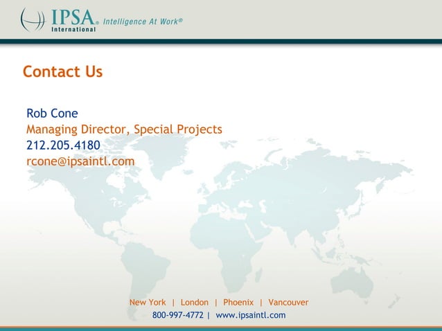 IPSA Mapping Software CoolMaps® | PPT
