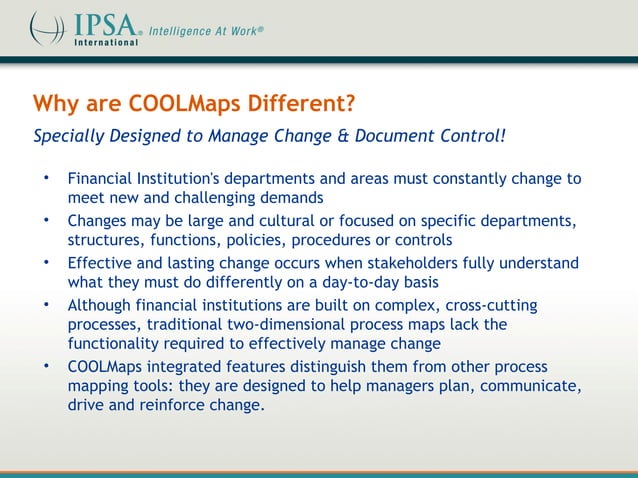 IPSA Mapping Software CoolMaps® | PPT