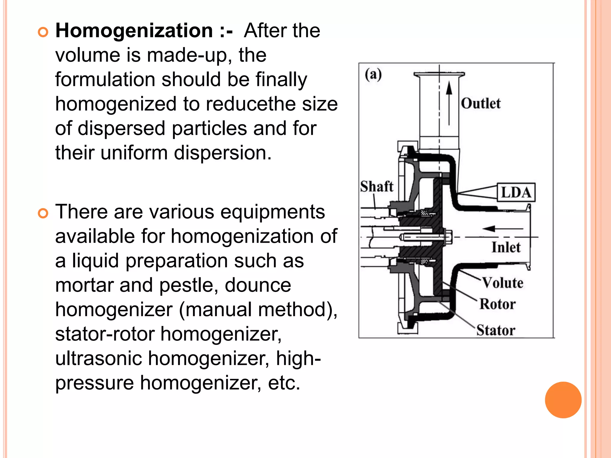 Formulation and manufacturing of suspensions | PPTX