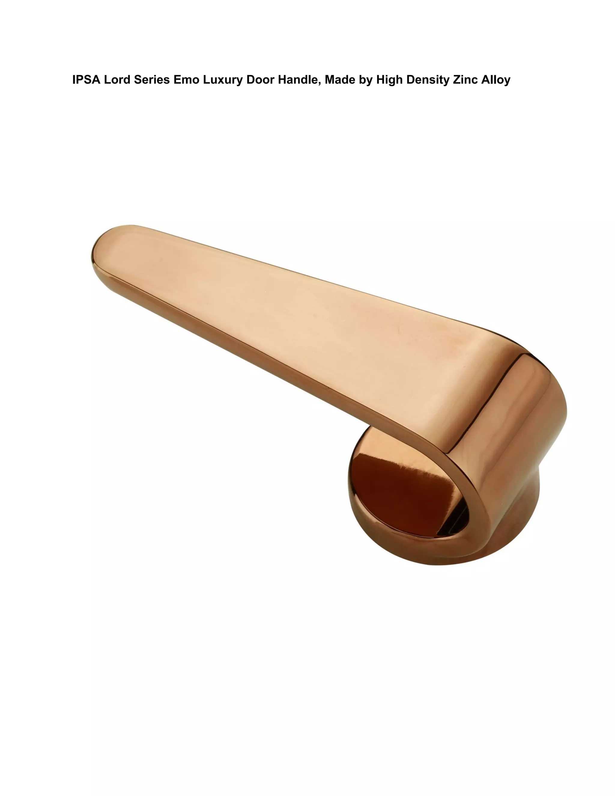 Ipsa lord series emo luxury door handle | PDF