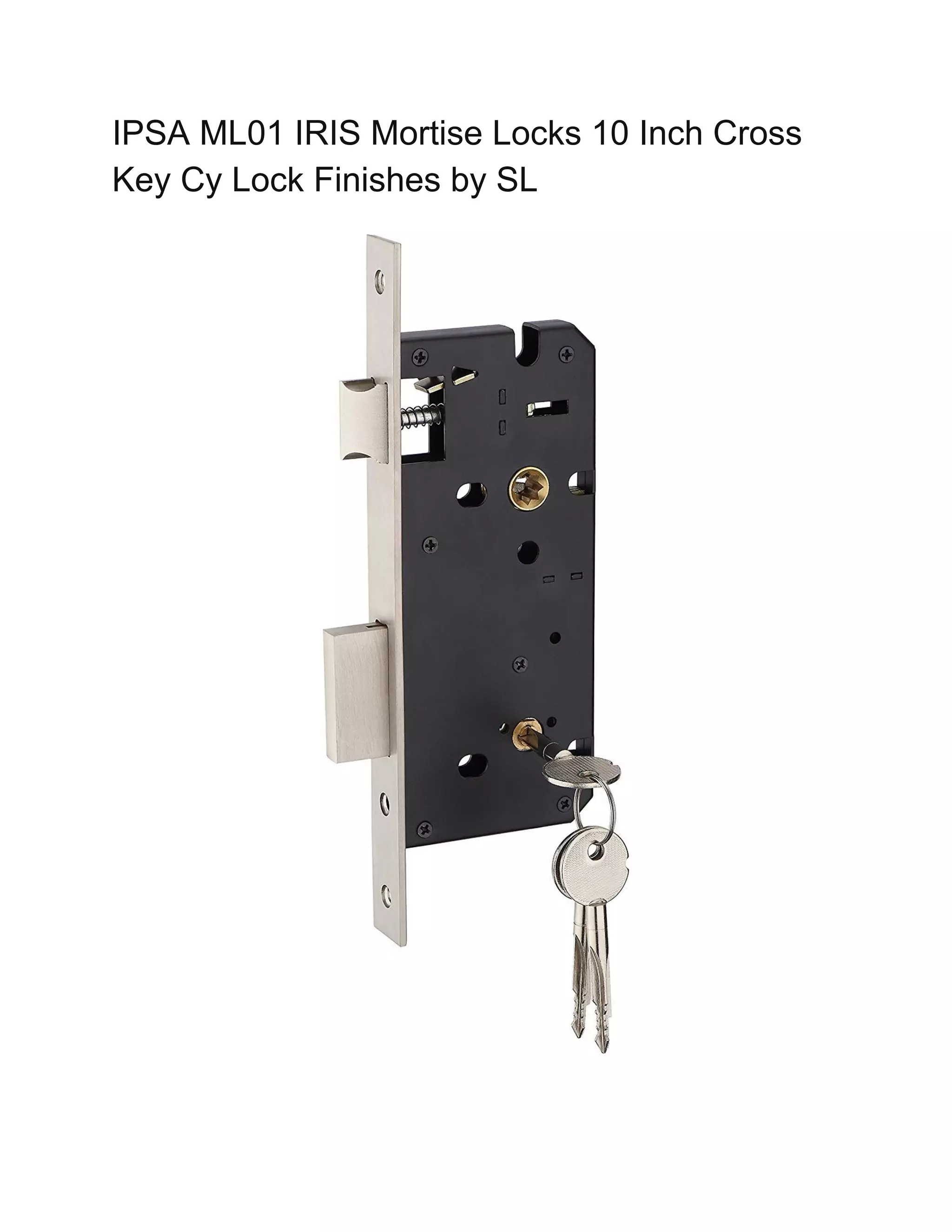 Ipsa ml01 iris mortise locks | PDF