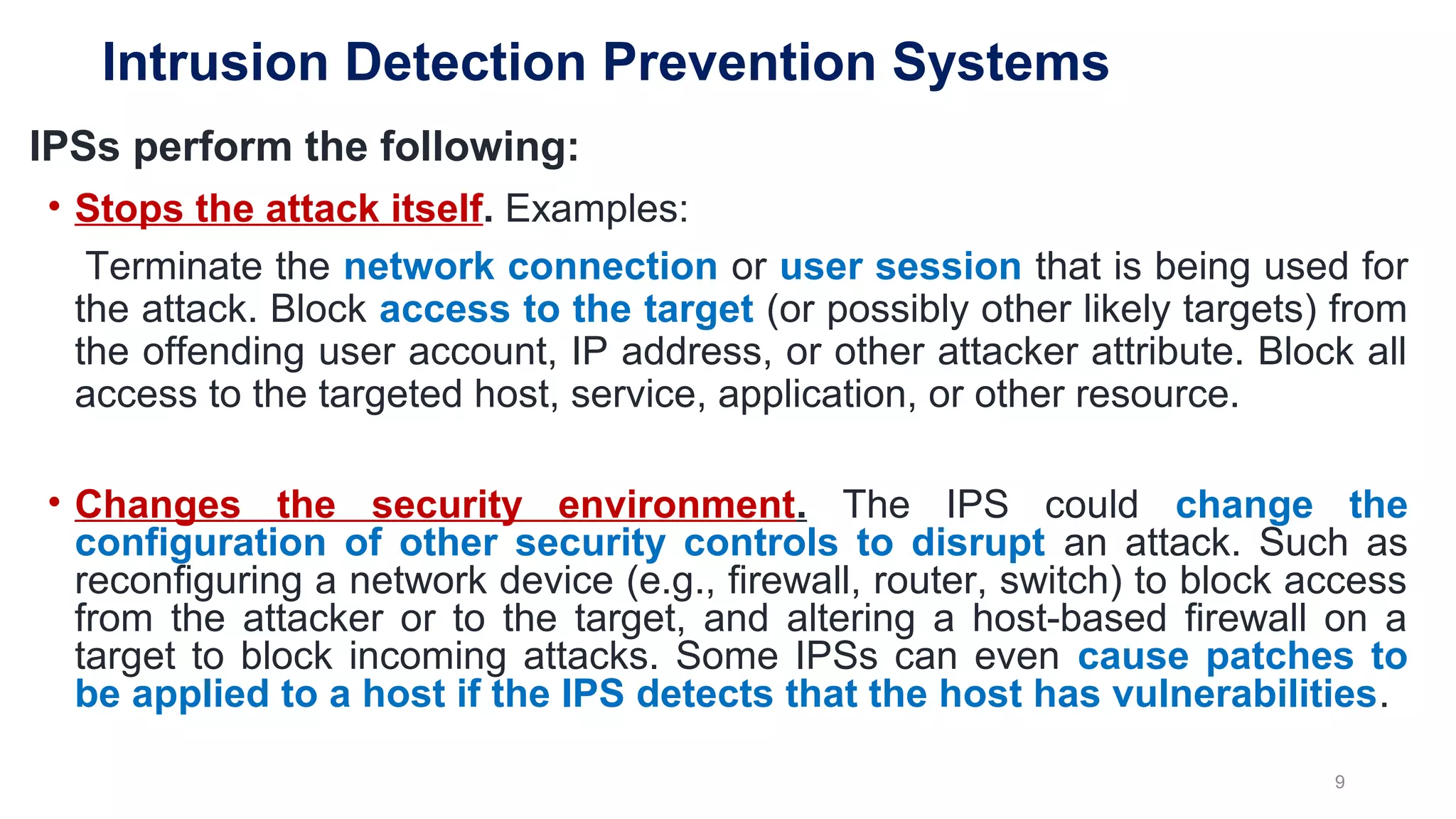 Intrusion Detection Systems and Intrusion Prevention Systems | PPT