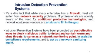 Intrusion Detection Systems and Intrusion Prevention Systems | PPT