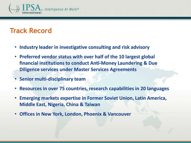 IPSA Overview | PPT