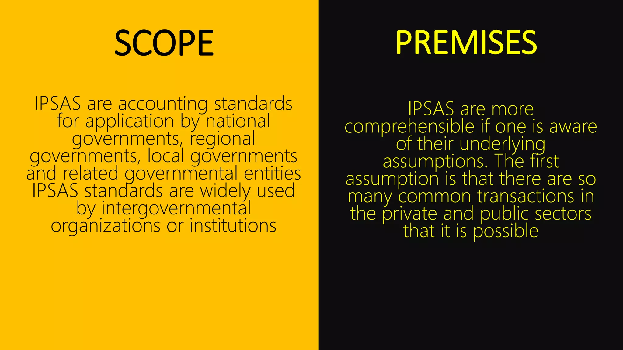 presentation on INTERNATIONAL PUBLIC-SECTOR ACCOUNTING STANDARDS (IPSAS ... presentation on INTERNATIONAL PUBLIC-SECTOR ACCOUNTING STANDARDS (IPSAS ...