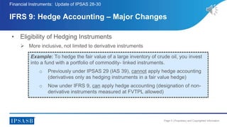 Financial Instruments Education Session Part B | PPT