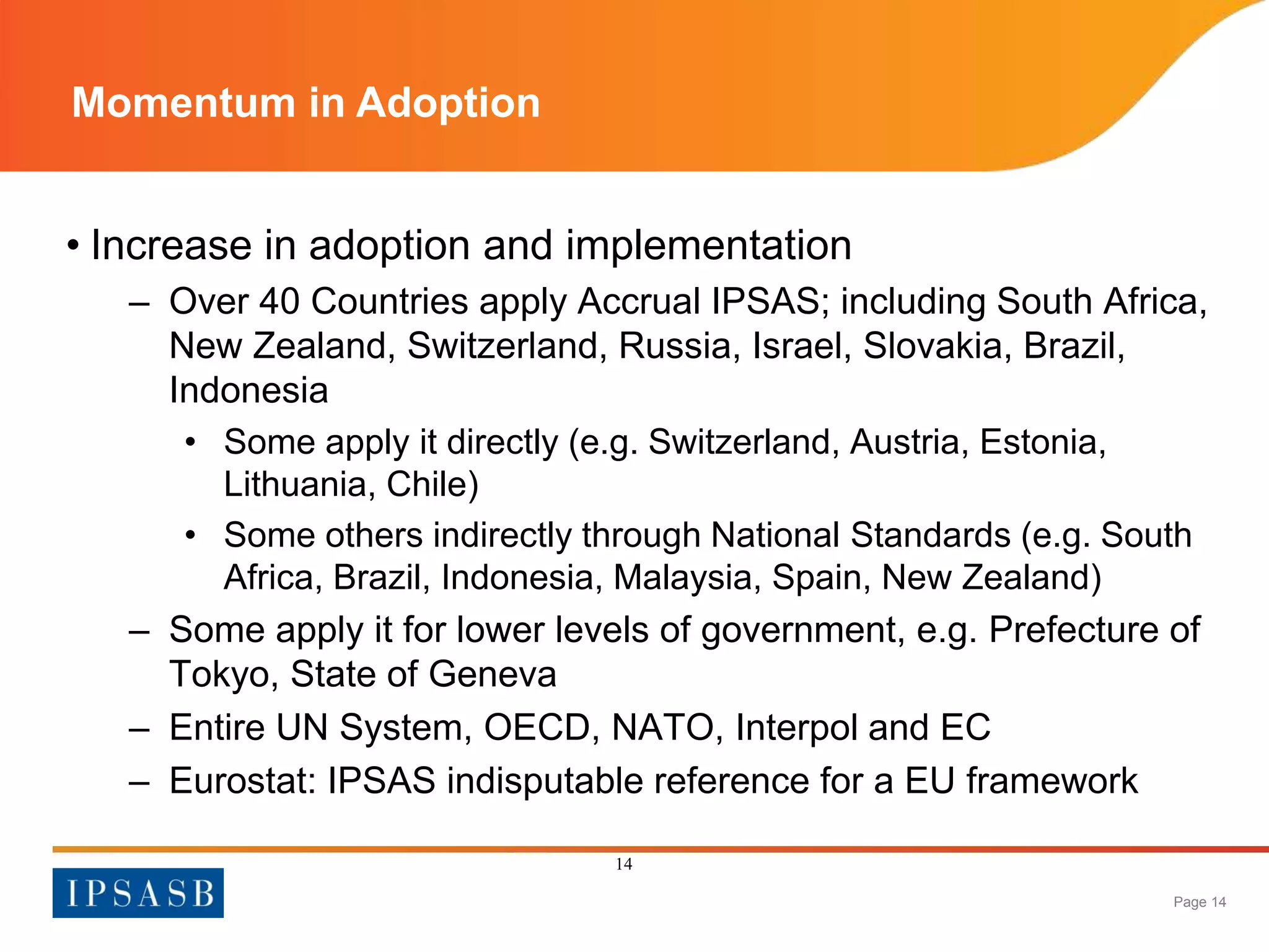 IPSAS Implementation | PPTX