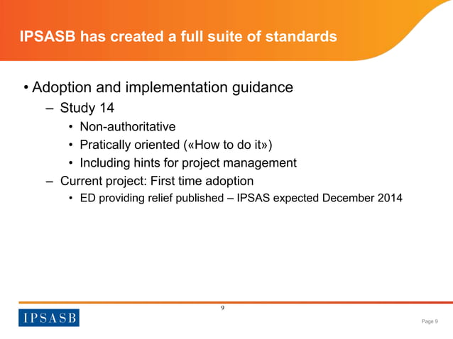 IPSAS Implementation | PPTX | Business Accounting & Finance | Business