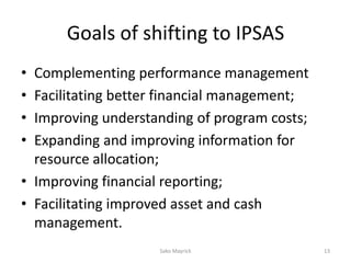Ipsas training part i overview | PPTX