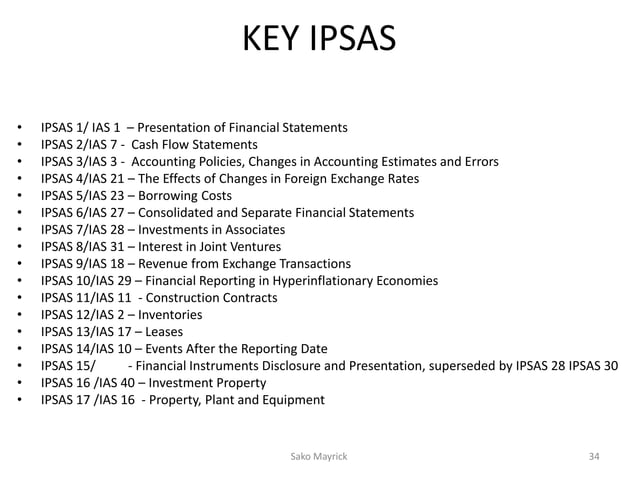 Ipsas training part i overview | PPTX | Business Accounting & Finance ...