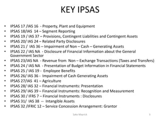 Ipsas training part ii differences btn ipsas and ifrs | PPTX
