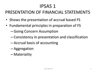 Ipsas training part ii differences btn ipsas and ifrs | PPTX