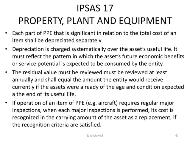Ipsas training part ii differences btn ipsas and ifrs | PPTX | Business ...
