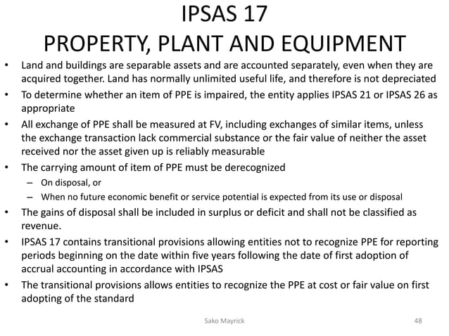 Ipsas training part ii differences btn ipsas and ifrs | PPTX | Business ...