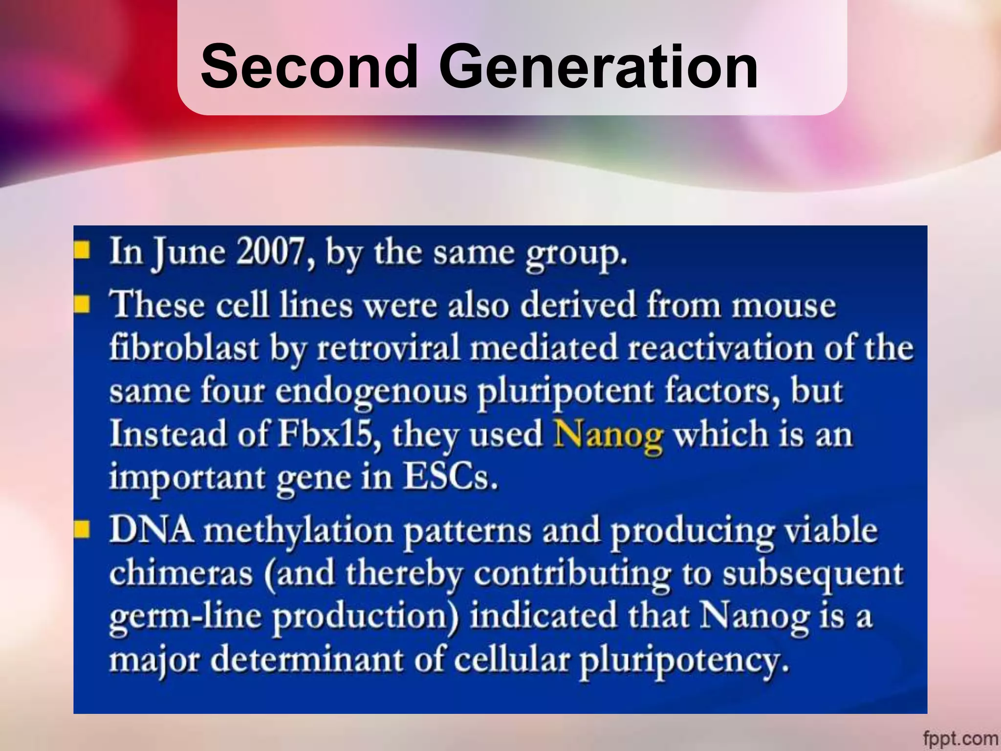 Induced Pluripotent Stem Cells, iPSCs | PPTX