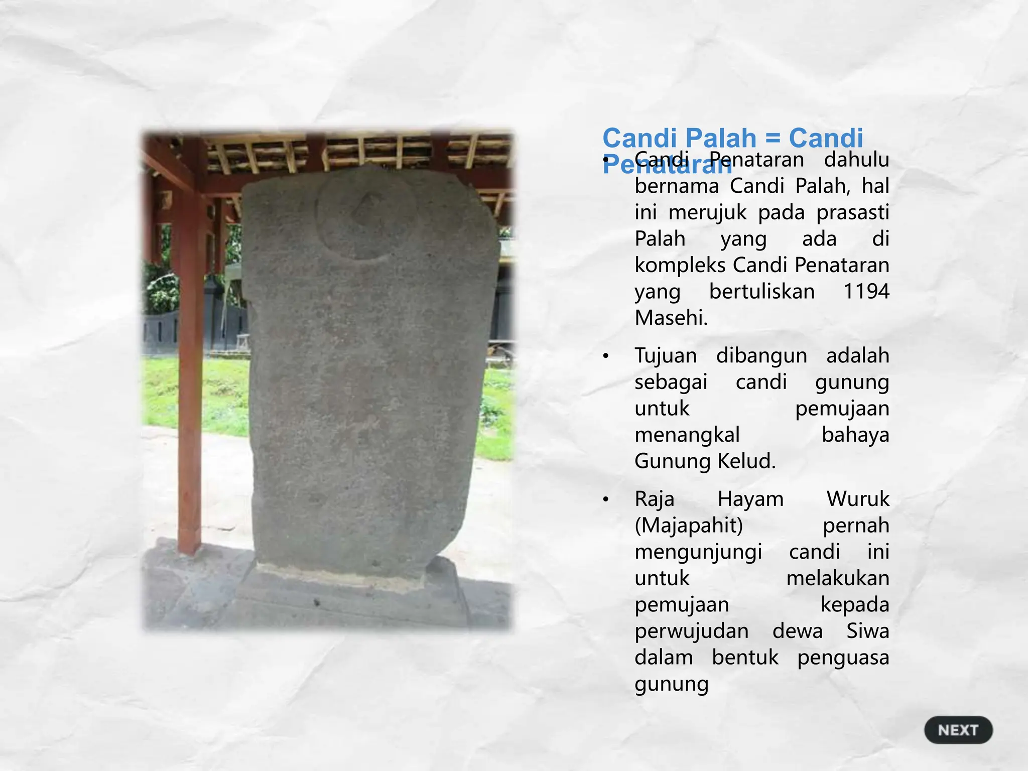 Peninggalan Kerajaan Majapahit (Candi Penataran) Blitar | PPTX