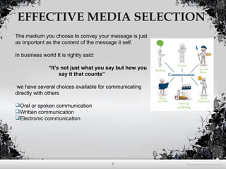 Conveying verbal messages | PPT