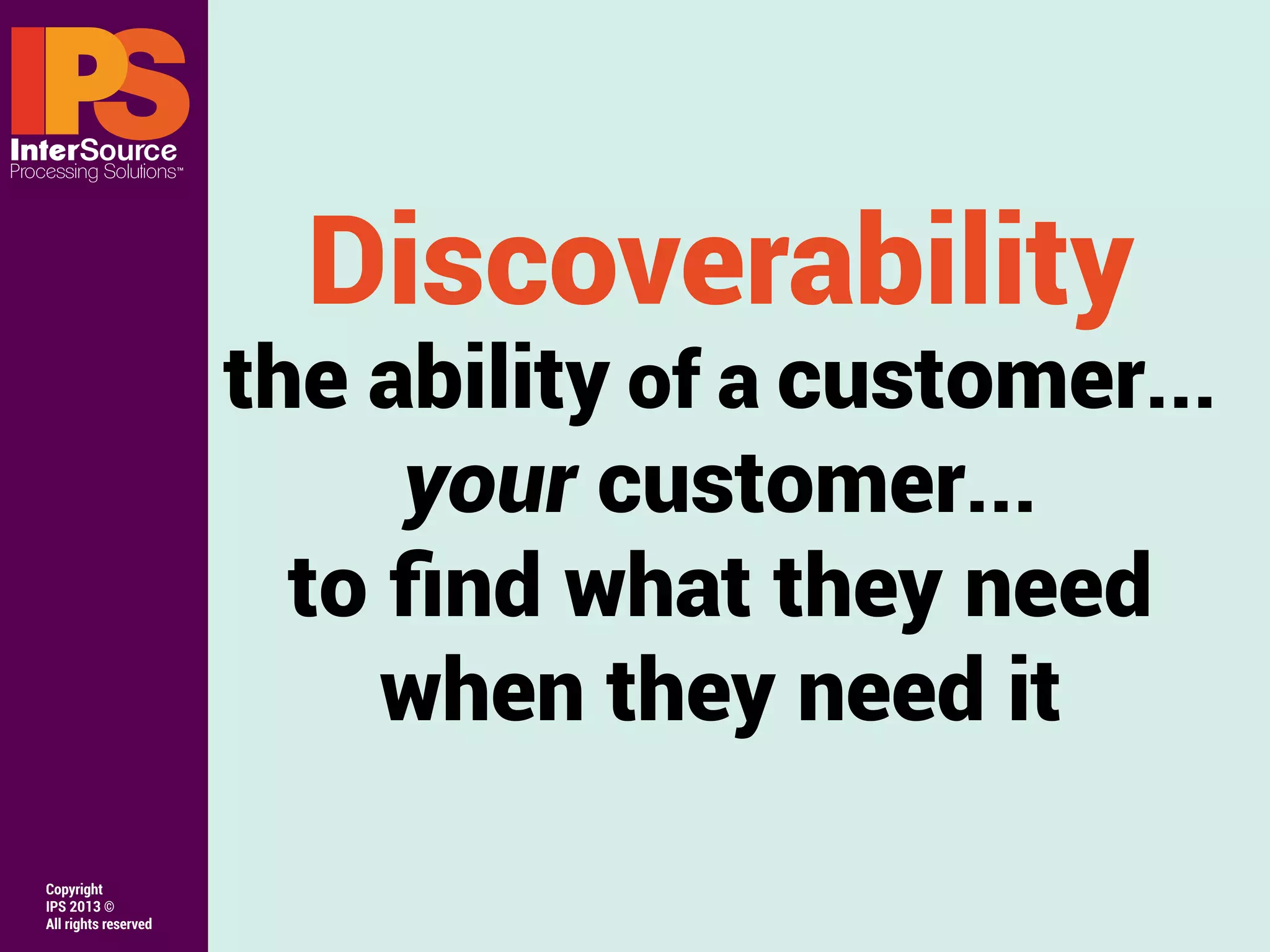 InterSource Processing Solutions - What You Need to Know about ...