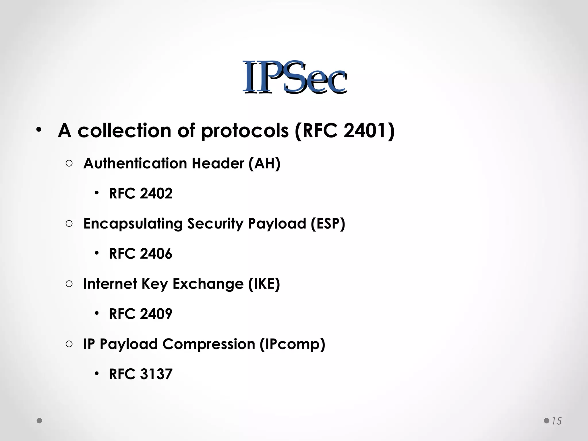 Ipsec | PPT