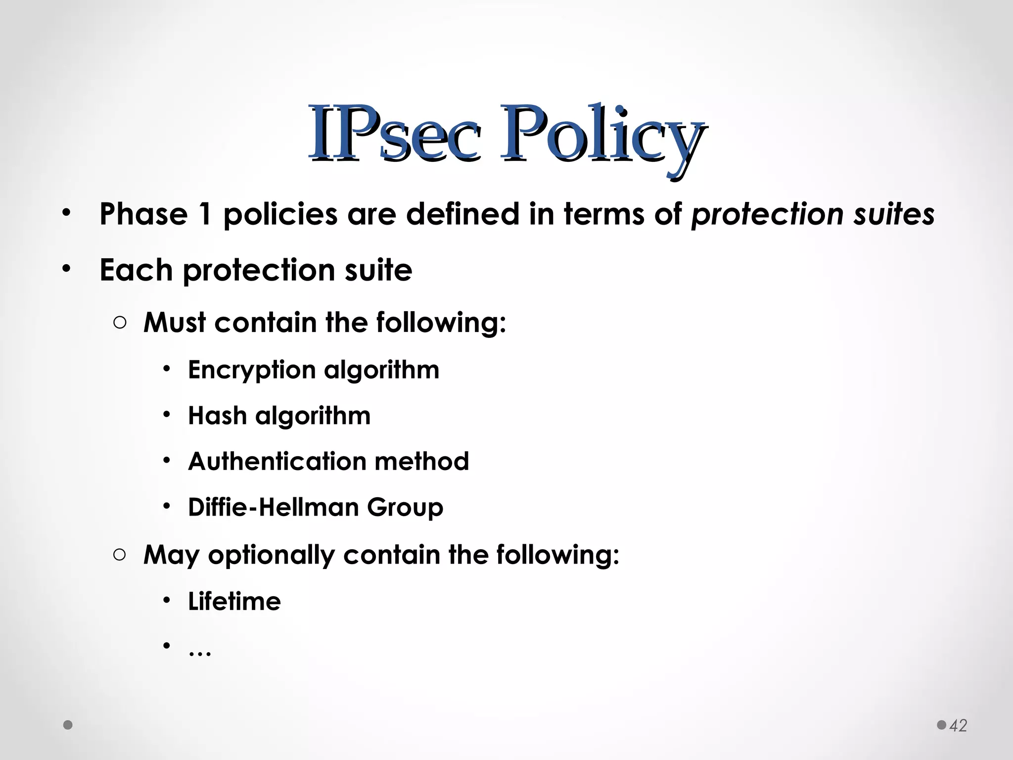Ipsec | PPT