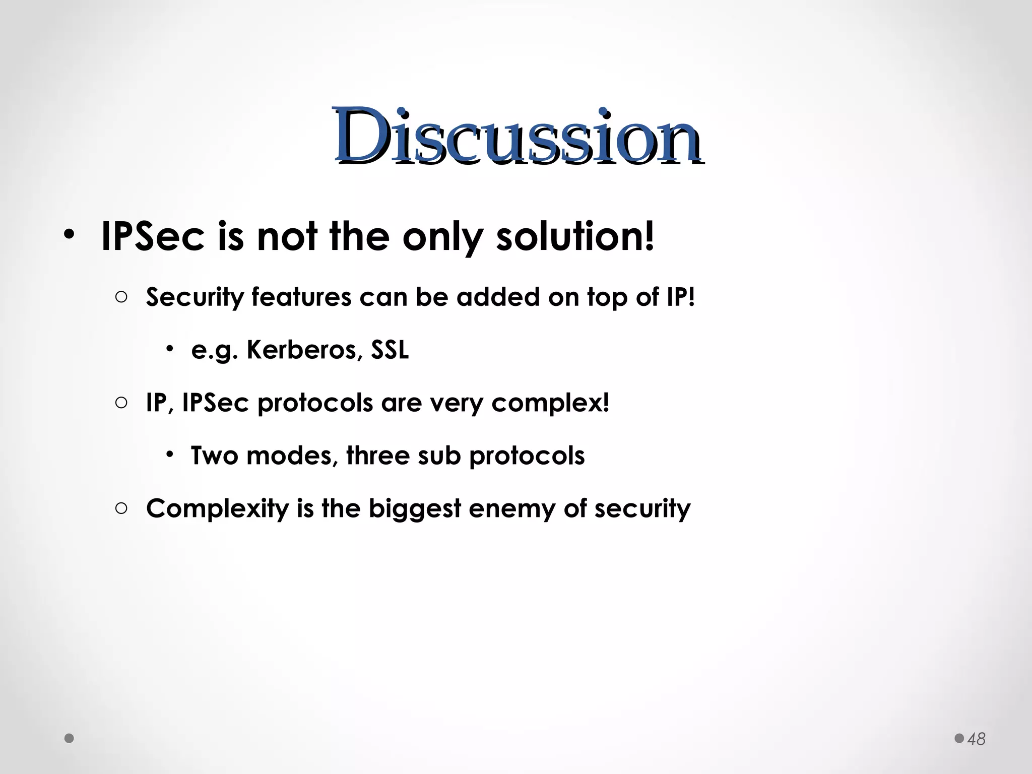 Ipsec | PPT
