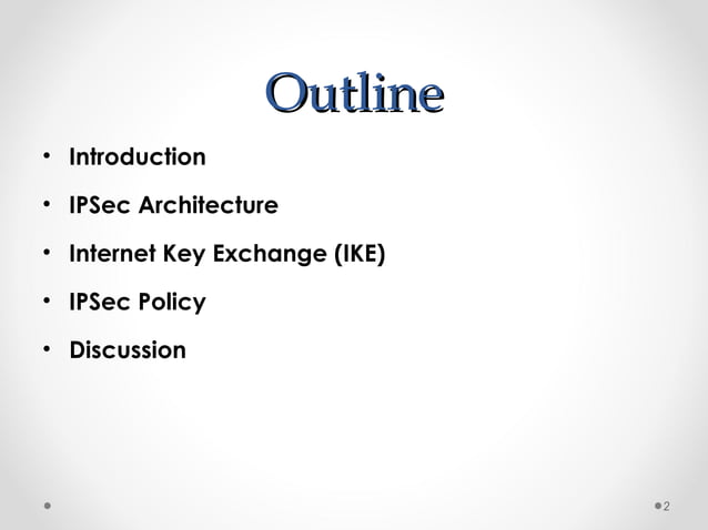Ipsec | PPT