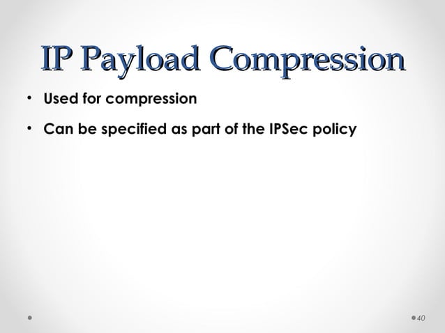 Ipsec | PPT