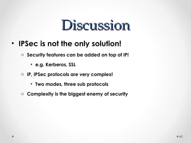 Ipsec | PPT