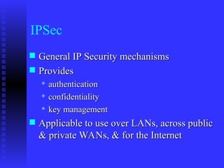 ipsec internet security in network and system.ppt