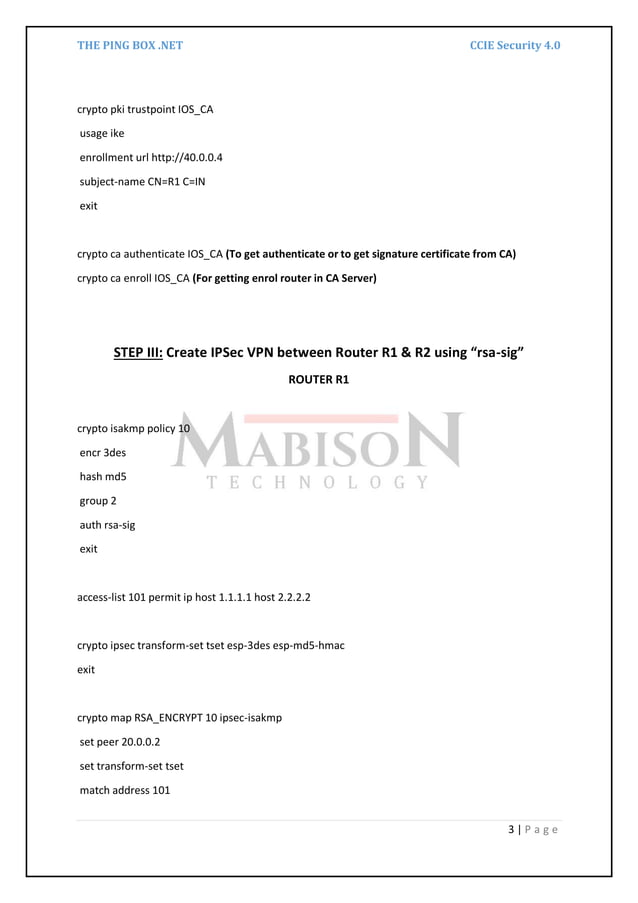 IPSec VPN | PDF | Internet | Computing
