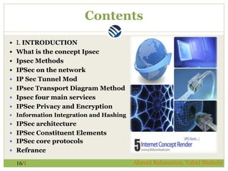 Ipsec (network security) | PPTX