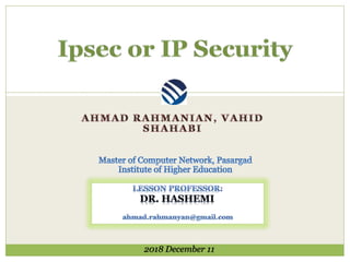 Ipsec (2) | PPTX