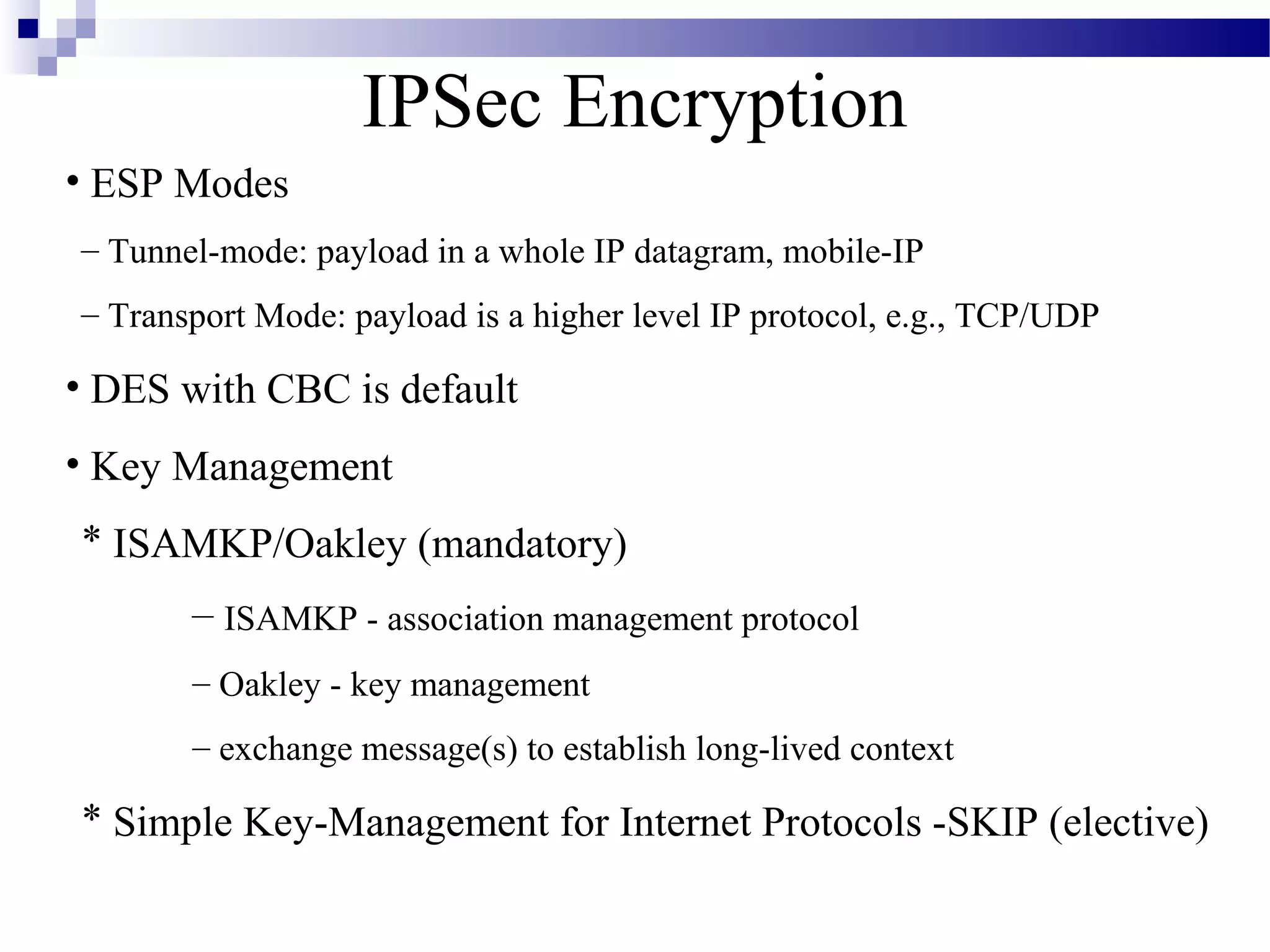 Ip sec and ssl | PPT
