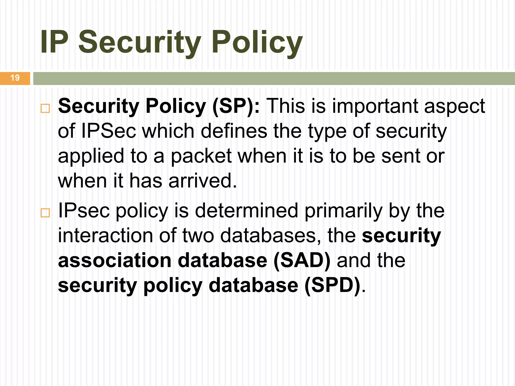 IPSec and VPN | PPTX