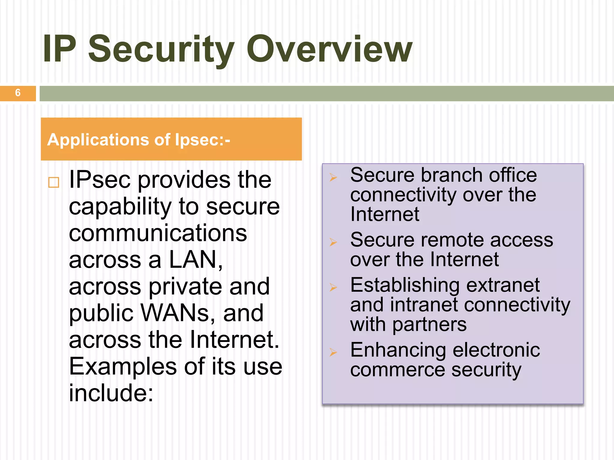 IPSec and VPN | PPTX