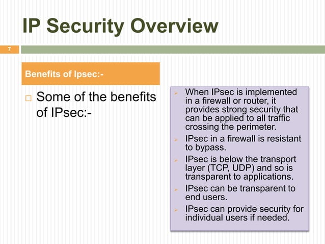 IPSec and VPN | PPTX