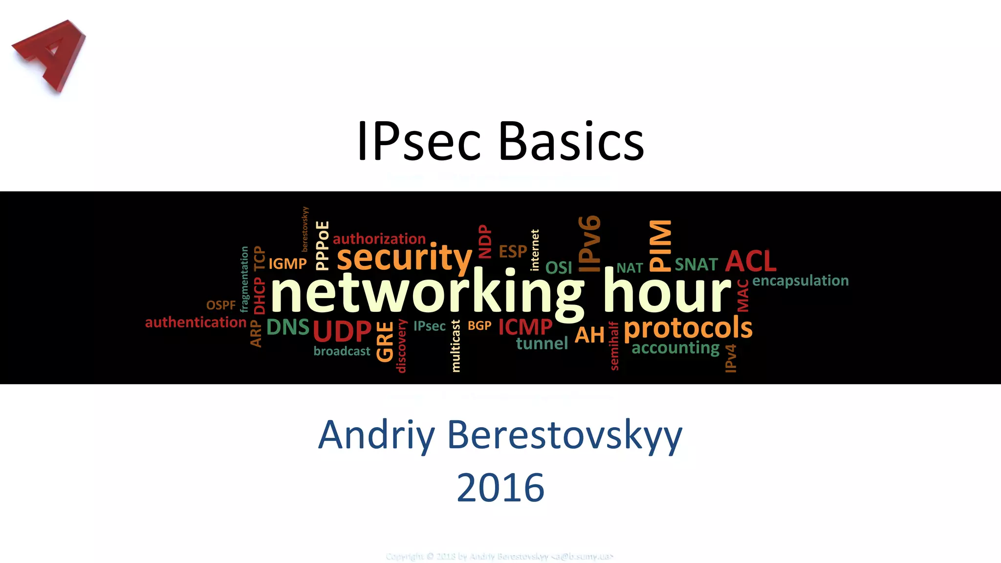 Ipsec Basics Ah And Esp Explained Pdf Computer Networking Computing
