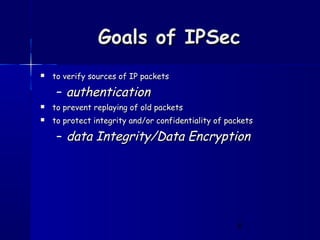IP Sec by Amin Pathan | PPT
