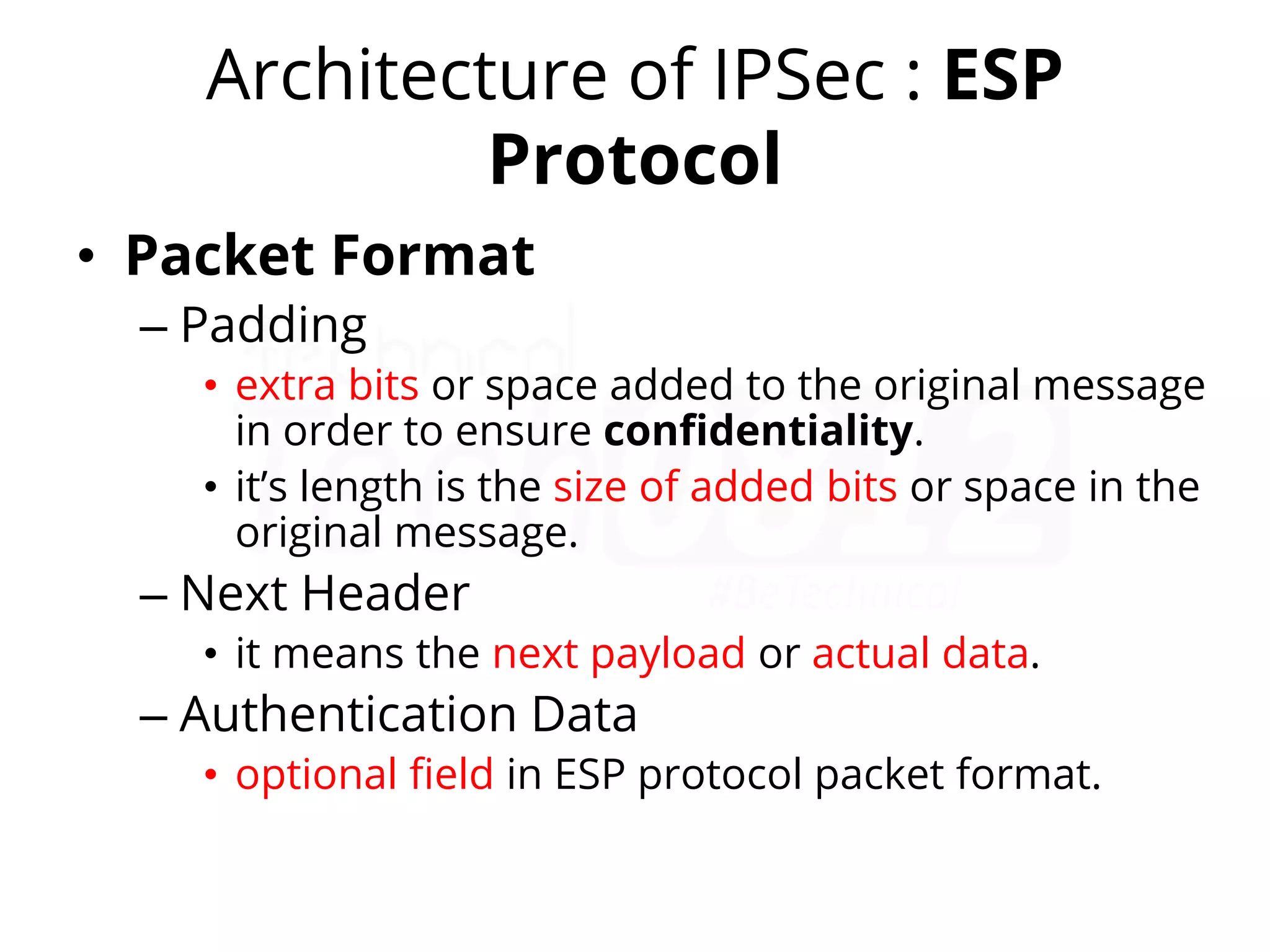 Ipsec Internet Protocol Security Part 1 Pdf Information And Network Security Computing