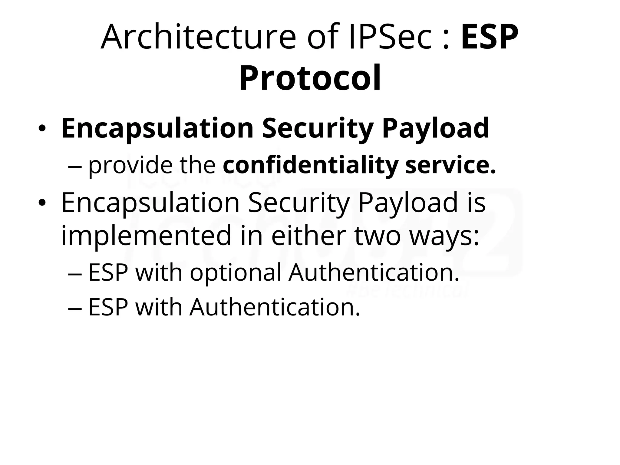 IPSec (Internet Protocol Security) - PART 1 | PDF