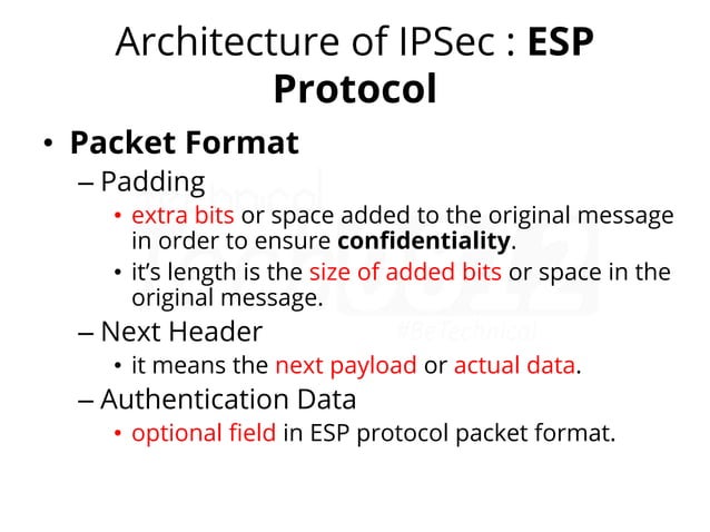 Ipsec Internet Protocol Security Part 1 Ppt