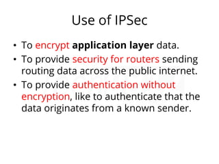 IPSec (Internet Protocol Security) - PART 1 | PDF