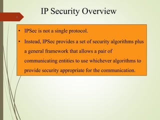 IP security | PPT