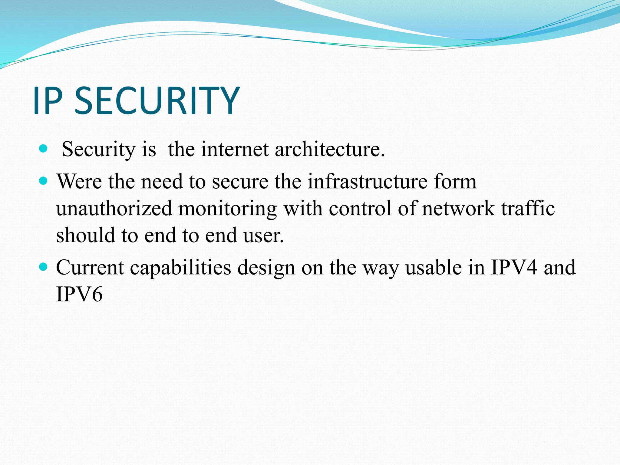 Ip securtiy N.Prameela M .sc.,computer science bon secours college for ...