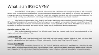 IPSec VPN tunnel | PPTX