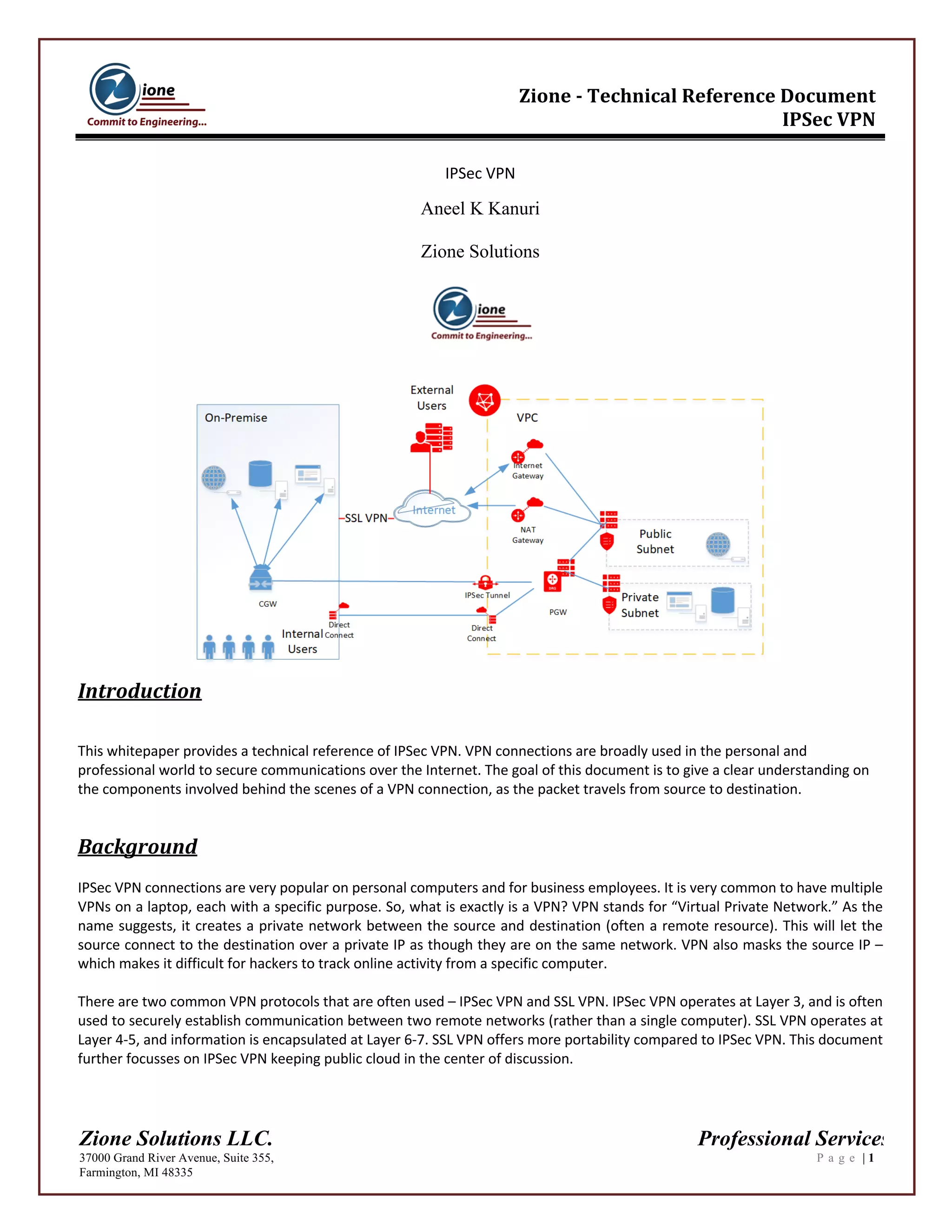 Create and Understand IPSec VPN | PDF