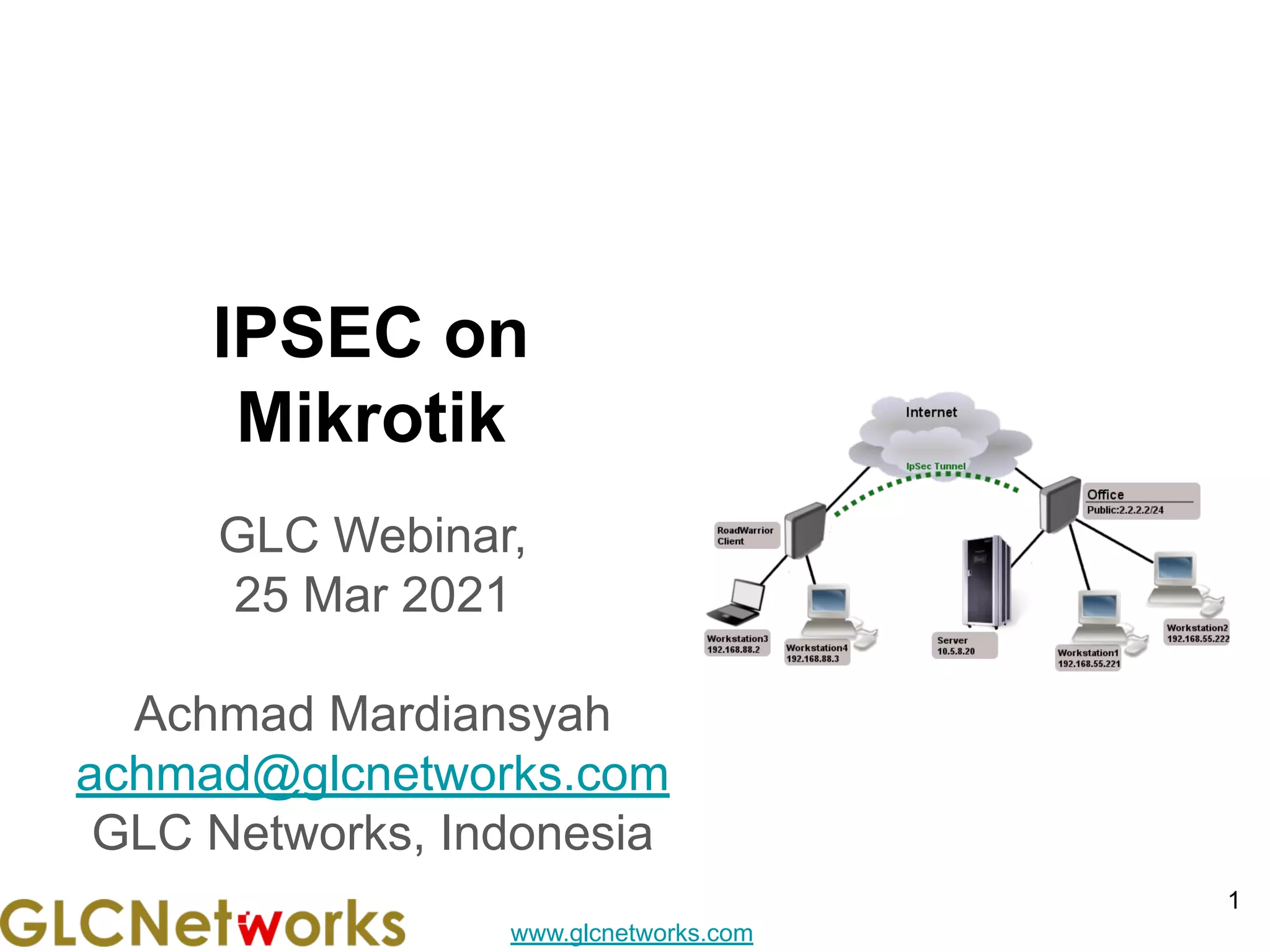 IPsec on Mikrotik | PDF