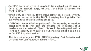 IP Source Guard | PPT