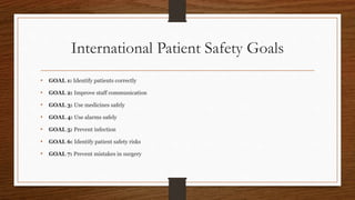 Internationally Patient Safety Goals.pptx